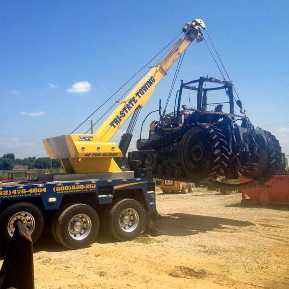 Equipment Hauling - Tri-State Towing and Recovery